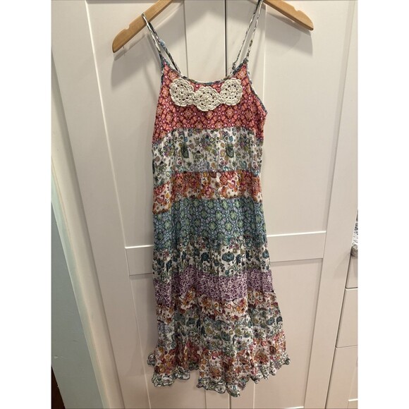 Mimi & Maggie | Dresses | Mimi Maggie Girls 12 Floral Cotton Gauze ...